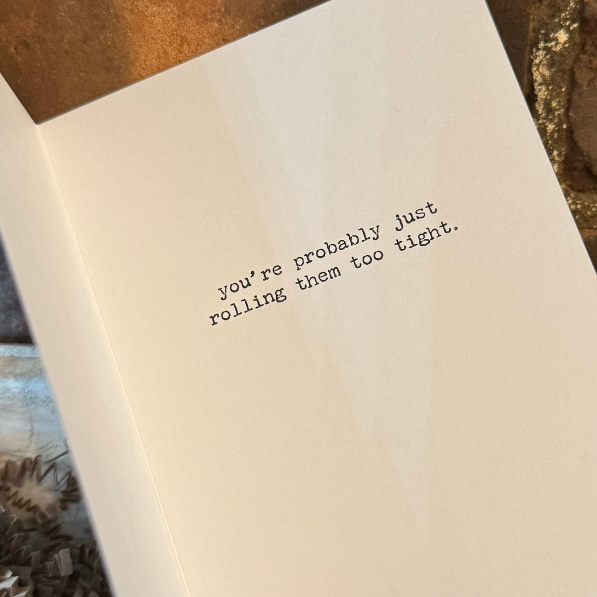 If Your Joints Are Stiff Card – OkieSpice and Trade Co