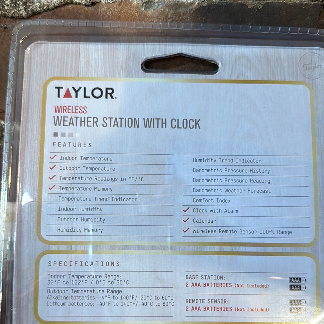 Taylor-Weather Station – OkieSpice and Trade Co