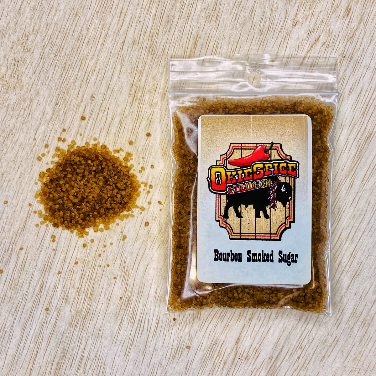 Bourbon Smoked Sugar – OkieSpice and Trade Co