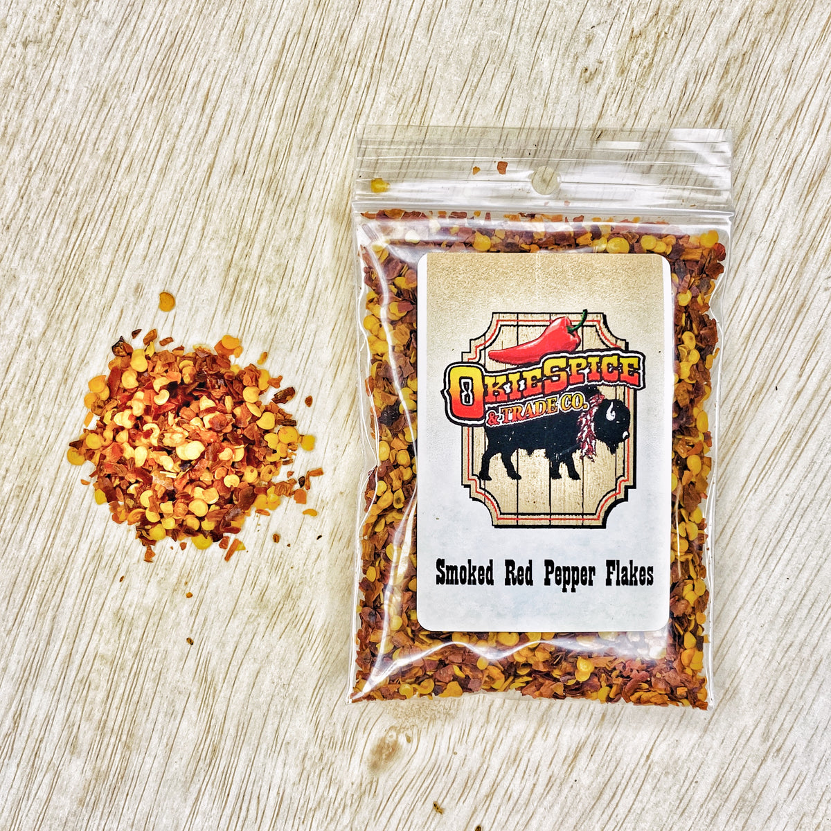 Smoked Red Pepper Chile Flakes – OkieSpice and Trade Co